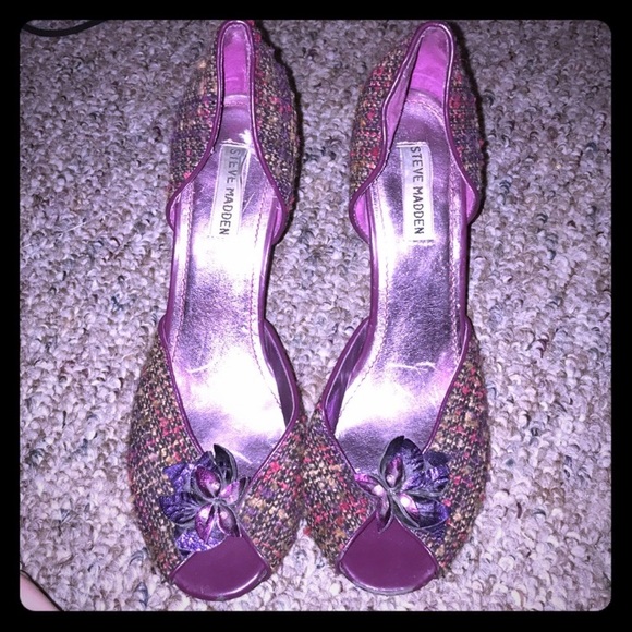 Steve Madden | Shoes | Steve Madden Flannel Womens Plaid Heel Shoe ...